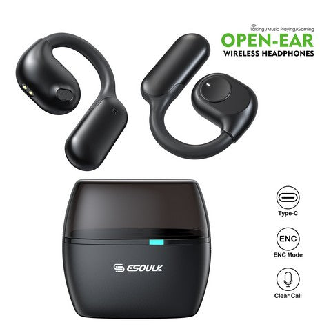 Esoulk OPEN-EAR ENC WIRELESS HEADPHONES – Downtown Cellular